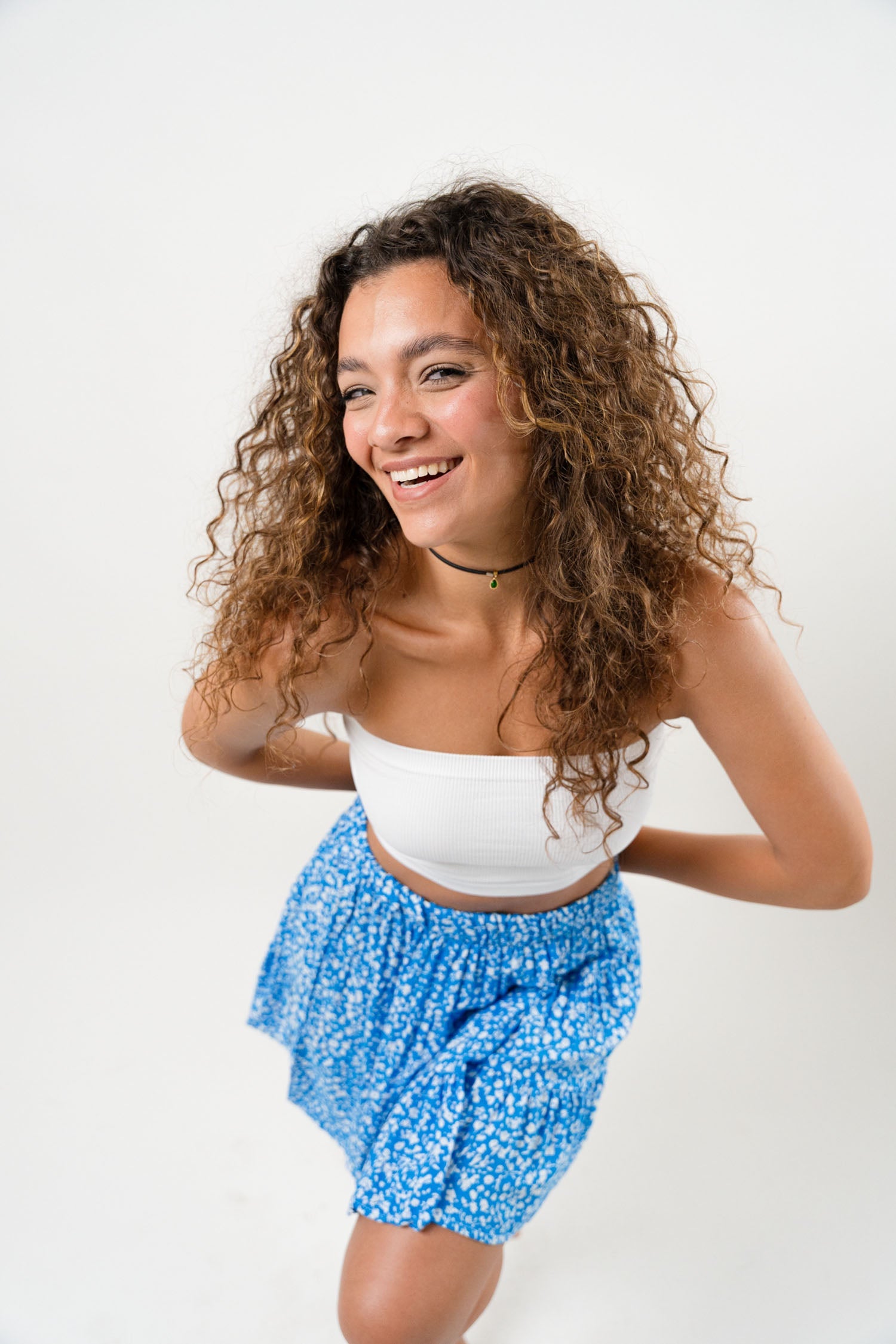 Cotton Floral Mini Skirt – SiMi